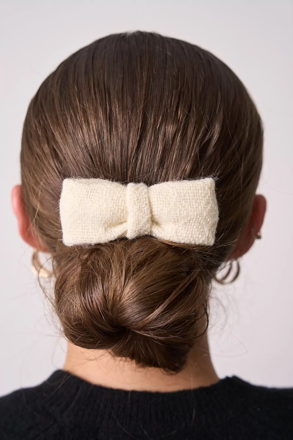 'The Báinín' Mini Donegal Tweed Bow - Kate Harris Design